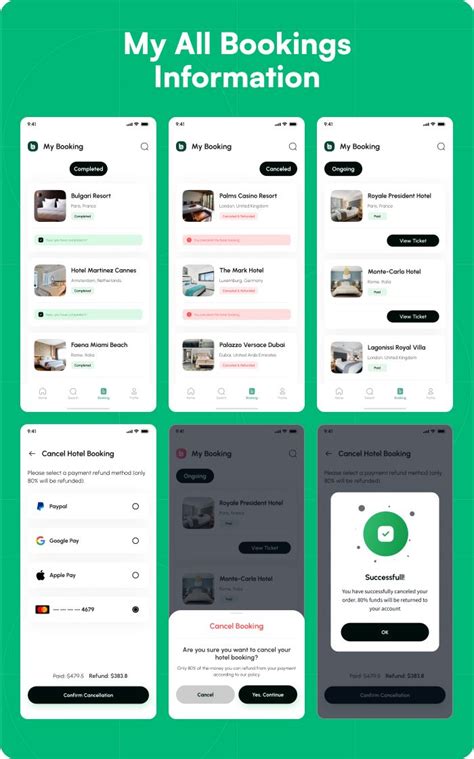Booknest Flutter Hotel Booking App Ui Template Figma Free Codemarket