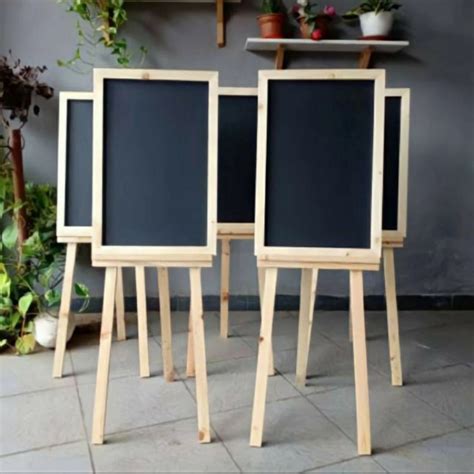 Jual Papan Tulis Papan Tulis Blackboard Chalkboard Kapur Stand 60X40