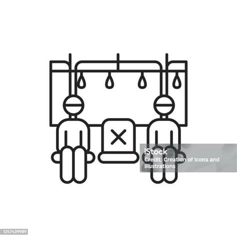 버스 블랙 라인 아이콘 내부 승객 안전한 여행 웹 모바일 앱 프로모션을 위한 픽토그램 Ui Ux 디자인 요소 0명에 대한 스톡