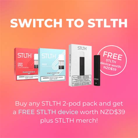 Stlth Promo Pack Buy 1x Pod Pack And Get A Free Stlth Device