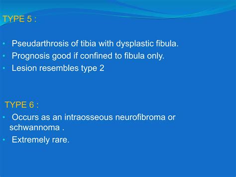 Congenital Pseudoarthrosis Of Tibia Ppt