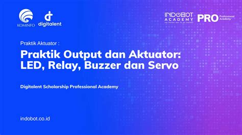 Solution Topik 8 Praktik Output Dan Aktuator Led Relay Buzzer Dan