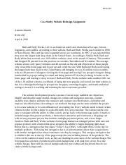 Website Redesign Busi 439 Docx BUSI 439 Case Study Website Redesign