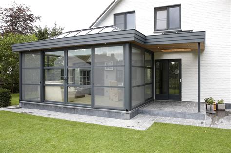 Veranda Moderna by Verandaland Waregem www.verandaland.be | Anbau haus ...