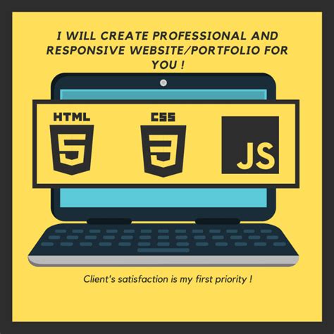 Create Attractive And Responsive Website Portfolio Using Html Css Js By