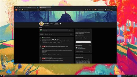 my first custom theme r firefoxcss