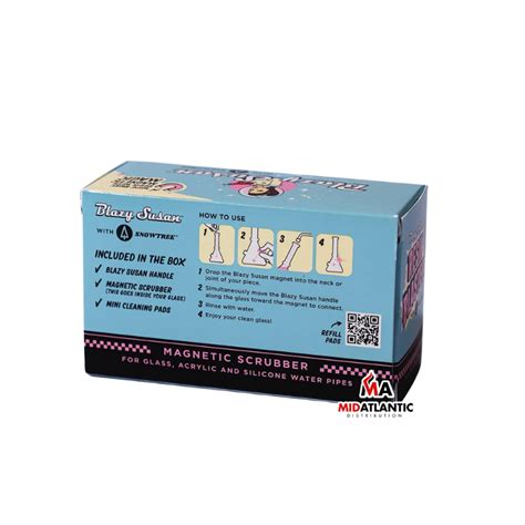 Blazy Susan Resin Blaster Magnetic Scrubber W Snow Tree