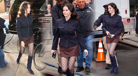 Selena Gomez Legs Stockings Hot Celebs Home