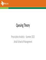 Understanding Queuing Theory in Operations Management | Course Hero