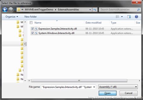 Using Eventtrigger In Xaml For Mvvm No Code Behind Code