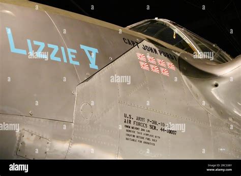 Lockheed P 38l Lightning Ww2 Lizzie V Fighter Plane Seattle Washington