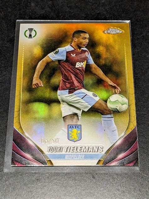 Topps Chrome Ucc 23 24 ユーリ・ティーレマンス 50シリ メルカリ
