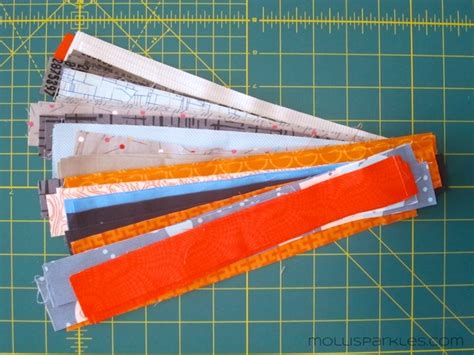 Tutorial String Piecing Without A Foundation Molli Sparkles