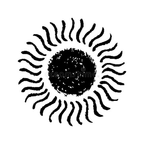 手绘蜡笔的彩色太阳符号手 向量例证 插画 包括有 特征 照亮 例证 图画 乱画 查出 背包 251548769