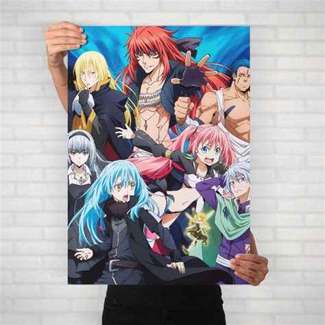 Характеристики Плакат на стену для интерьера О моём перерождении в слизь Tensei Slime 7