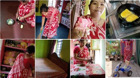 Bengali Housewife Morning Routineসকাল থেকে বাড়ির কাজ আর দুপুরের
