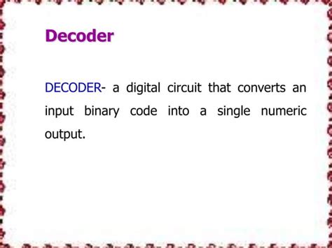 encoder and decoder pptx