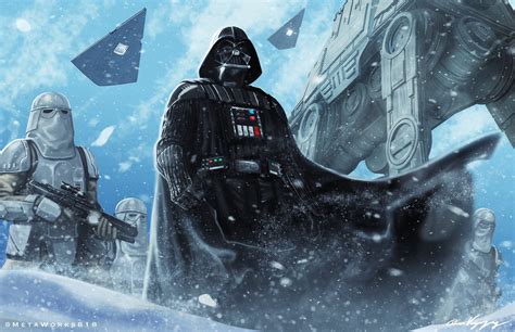 Darth Vader Snowtrooper Star Destroyer Star Wars Commentary English Commentary Highres
