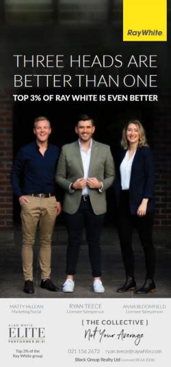 Express Magazine Ryan Teece Ray White Ad