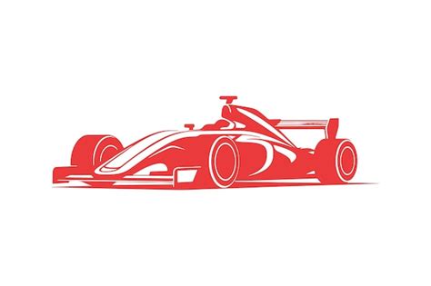 Premium Vector The Red Classic And Luxury Sports Car Red Racing Car