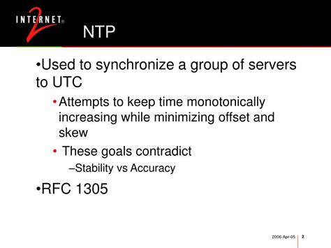Ppt Ntp Network Time Protocol Why It Important For Network Measurement Powerpoint