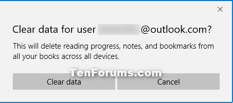 Clear EPUB Book Data In Microsoft Edge In Windows Tutorials