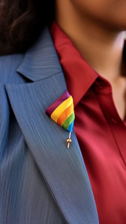 Free Pride Pin Accessory Photo Rainbow Pin Blazer Download At