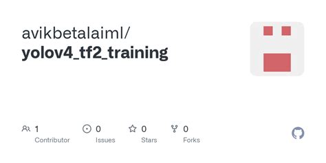 Github Avikbetalaimlyolov4tf2training