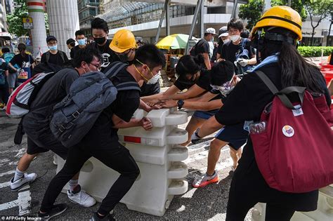 Hong Kong Protesters Surround Police Headquarters In Fresh Rallies Over
