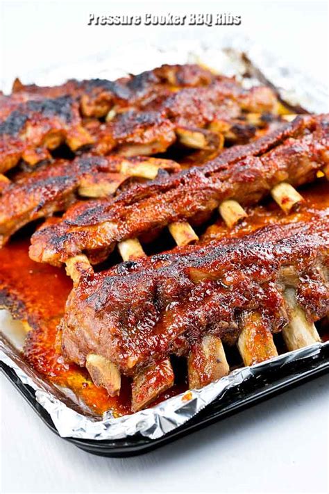 Pressure Cooker BBQ Ribs Roti N Rice
