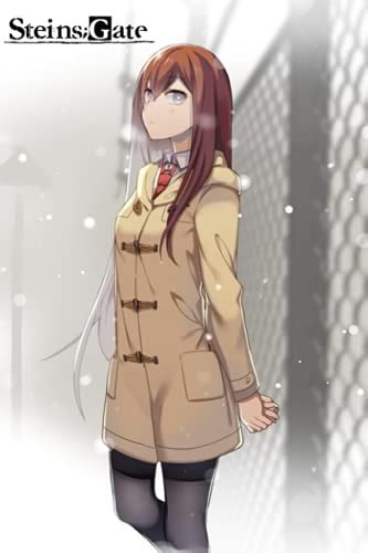 Steins Gate Notebook Great College Wide Ruled Journal Notebook For