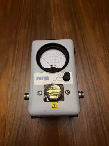1 Pcs Bird 4304a Broadband Thruline Rf Wattmeter 25 500 Mhz 5 500w Ebay