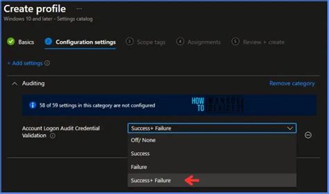 How To Create Intune Audit Credential Validation Policy Htmd Blog
