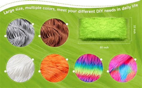 Faux Fur Fabric Christmas Fluffy Fuzzy Craft Shaggy