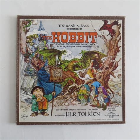 Rankin Bass Jrr Tolkien The Hobbit Soundtrack Vinyl Double Lp Record