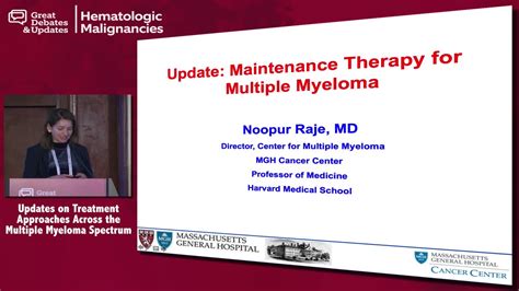 Multiple Myeloma Update Maintenance Therapy