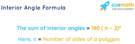 Interior Angle Formula Learn The Formulas For Interior Angles Of A Polygon
