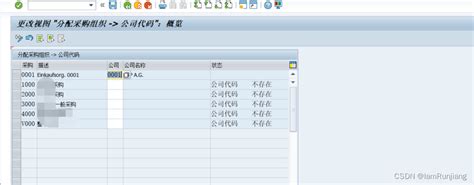 Sap Mm 组织结构配置