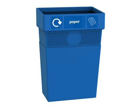 Regent 50 Recycling Bin Wall Or Post Mounted Leafield Environmental