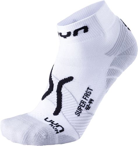 Pánske bežecké ponožky UYN RUN SUPER FAST S100065 white black Sportovna