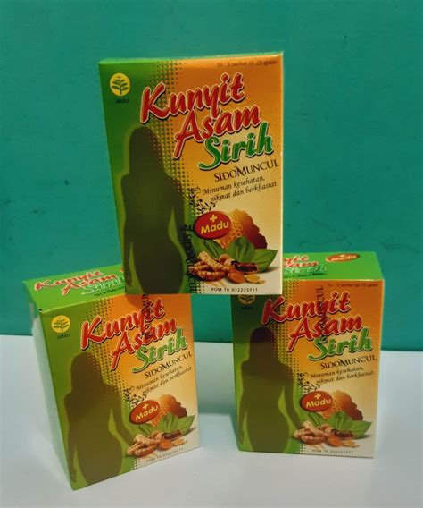 KUNYIT ASAM SIRIH SIDO MUNCUL Lazada Indonesia