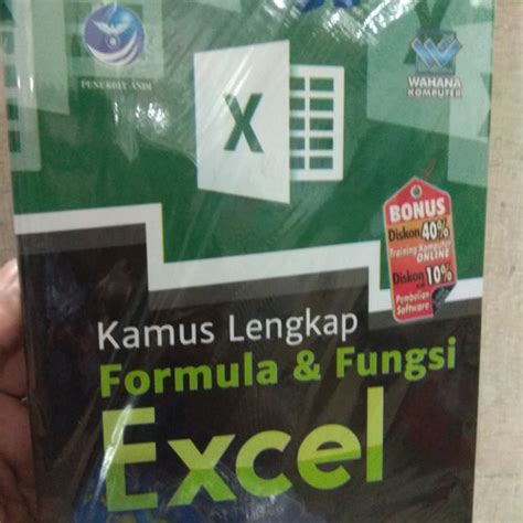 Jual Kamus Lengkap Formula And Fungsi Excel Jakarta Utara Saribuku Tokopedia