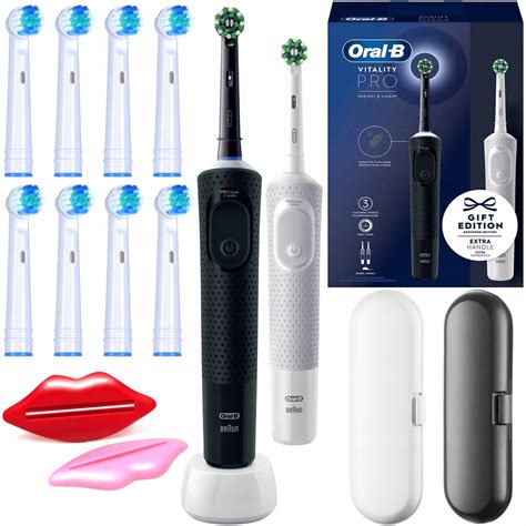 Szczoteczka Elektryczna Oral B Vitality Pro D103 Duo Biała I Czarna