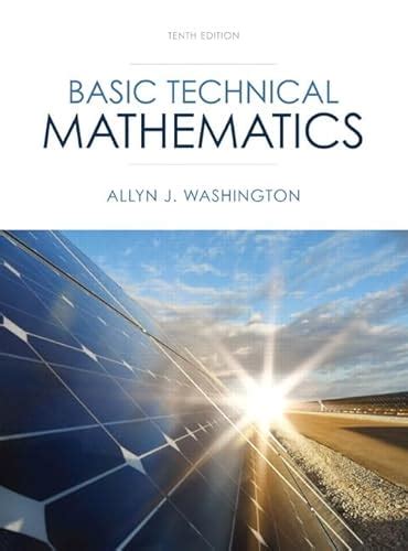 Basic Technical Mathematics 10th Edition Washington Allyn J