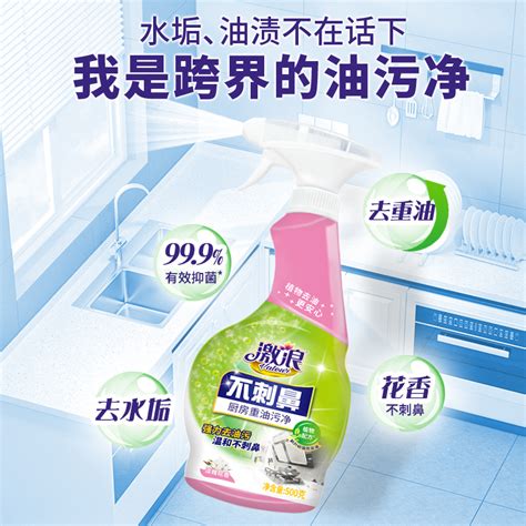 激浪厨房去重油污强力清洗剂抽油烟机去油污净浴室玻璃水垢清洁剂 虎窝淘