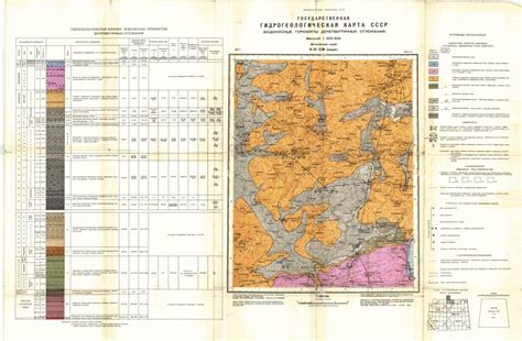 Карта водоносных горизонтов тверской области