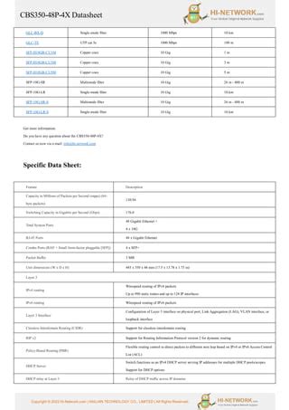 Cisco Cbs350 48p 4x Datasheet Pdf