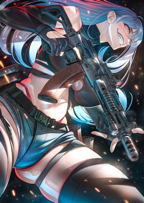 Imizu Nitro Unknown Original Light Blue Hair Commentary Request