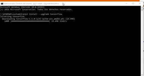Zen Consulting Estoy Instalando Tensorflow Desde Cero