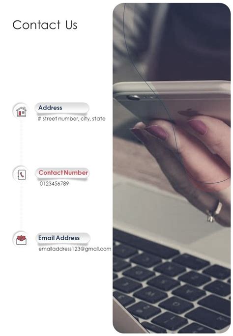 Contact Us Ux Proposal Template One Pager Sample Example Document
